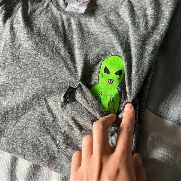 Ripndip | Tops | Rip N Dip Middle Finger Pocket Shirt | Poshmark